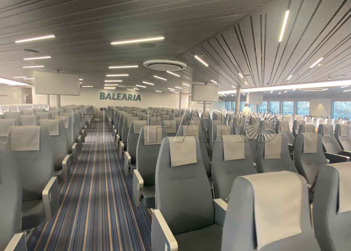 Baleária presenta en Ceuta su ferry más sostenible, el Margarita Salas