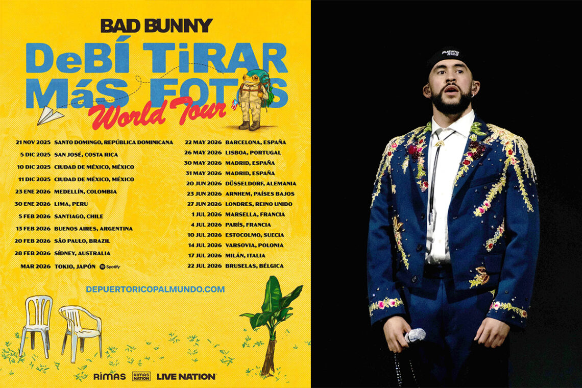 Bad Bunny confirma gira en 2026 con parada en España y Portugal