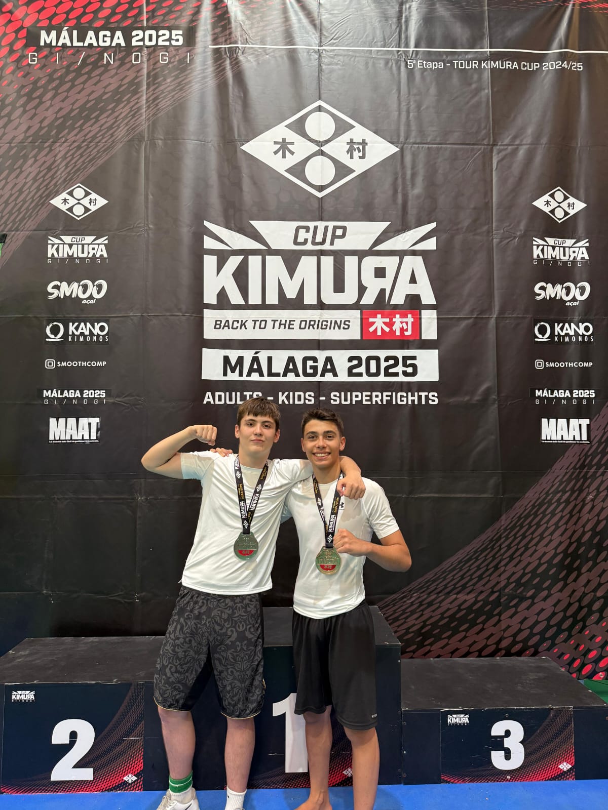 Dos medallas para el Grappling Ceuta en la Copa Kimura de Málaga